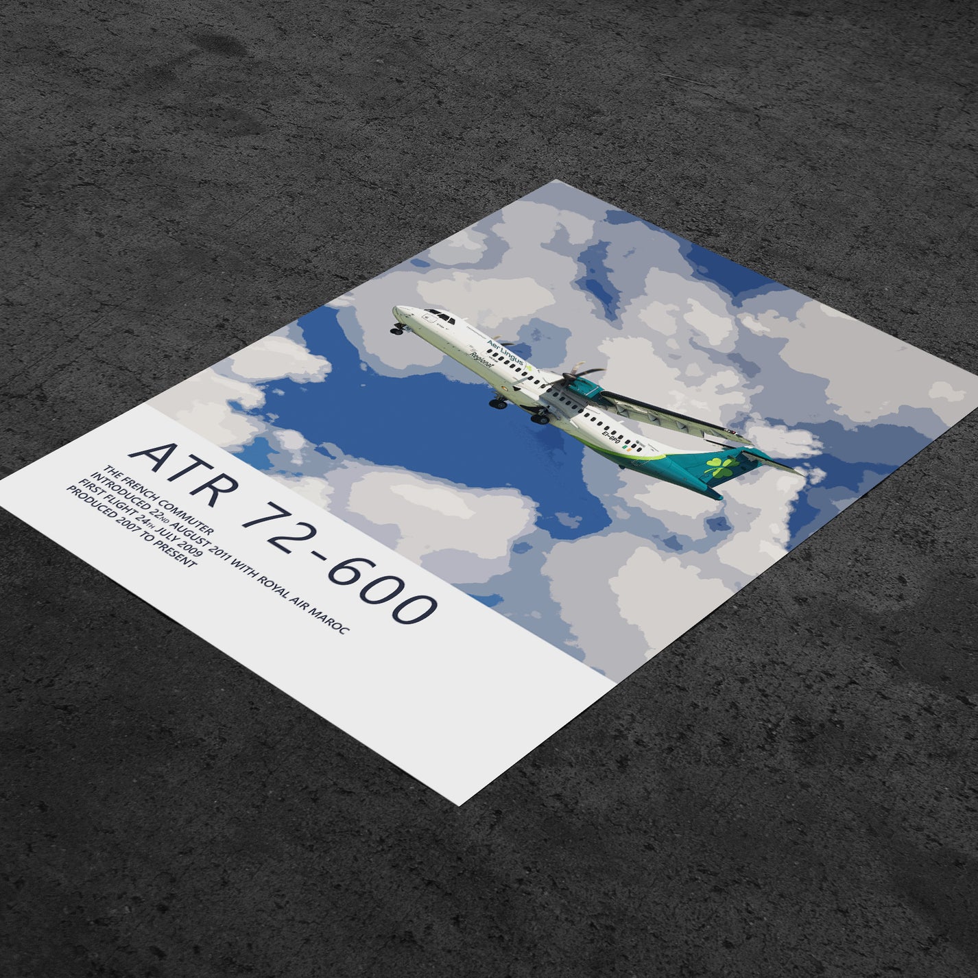 Aer Lingus ATR 72-600 Poster – Headwind Designs