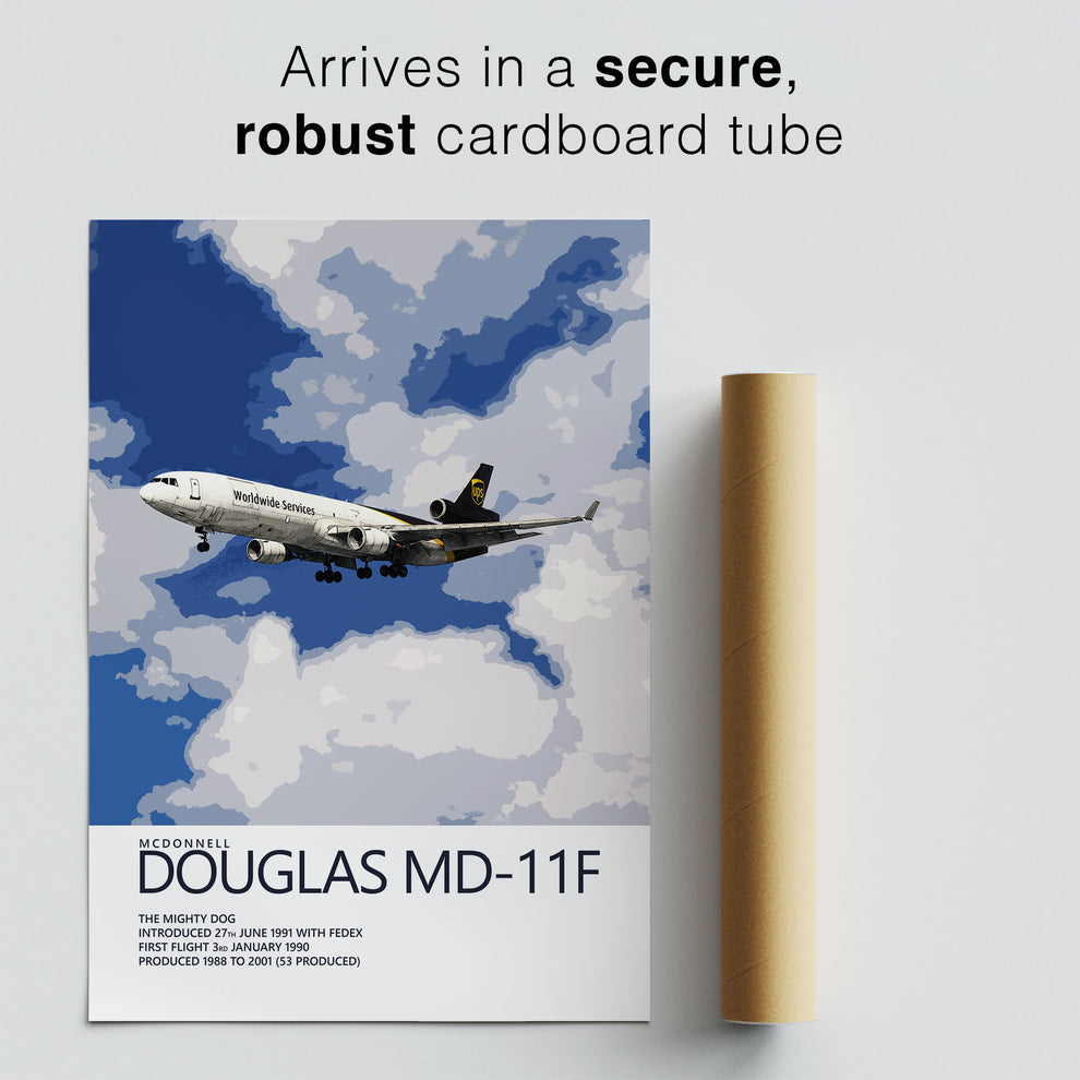 UPS McDonnell Douglas MD-11F Poster – Headwind Designs