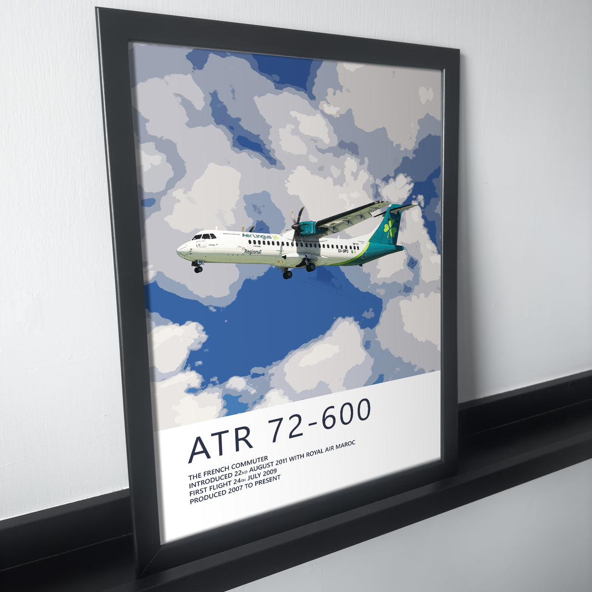 Aer Lingus ATR 72-600 Poster – Headwind Designs