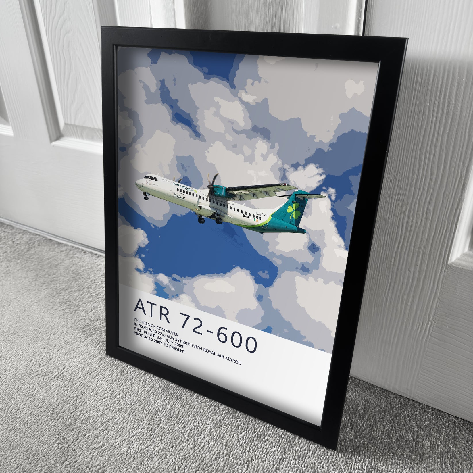 Aer Lingus ATR 72-600 Poster – Headwind Designs