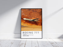 Singapore Airlines Boeing 777 Poster – Headwind Designs