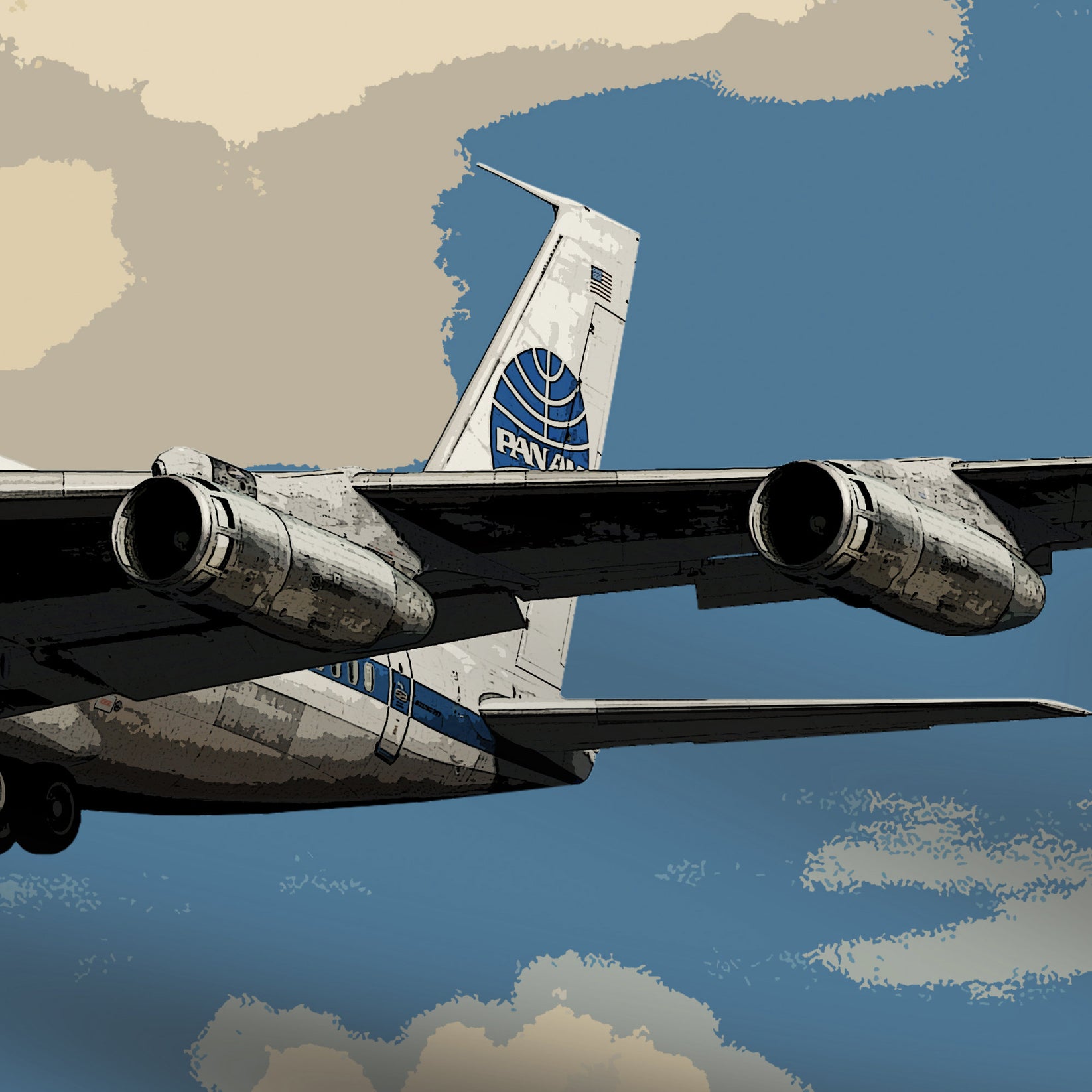 Pan Am Boeing 707 Poster – Headwind Designs